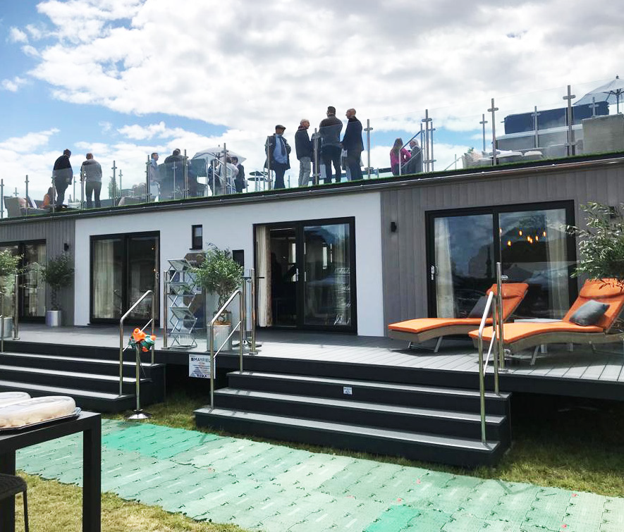 Spa Is Up On The Park Home Roof | Holiday Park Scene Magazine
